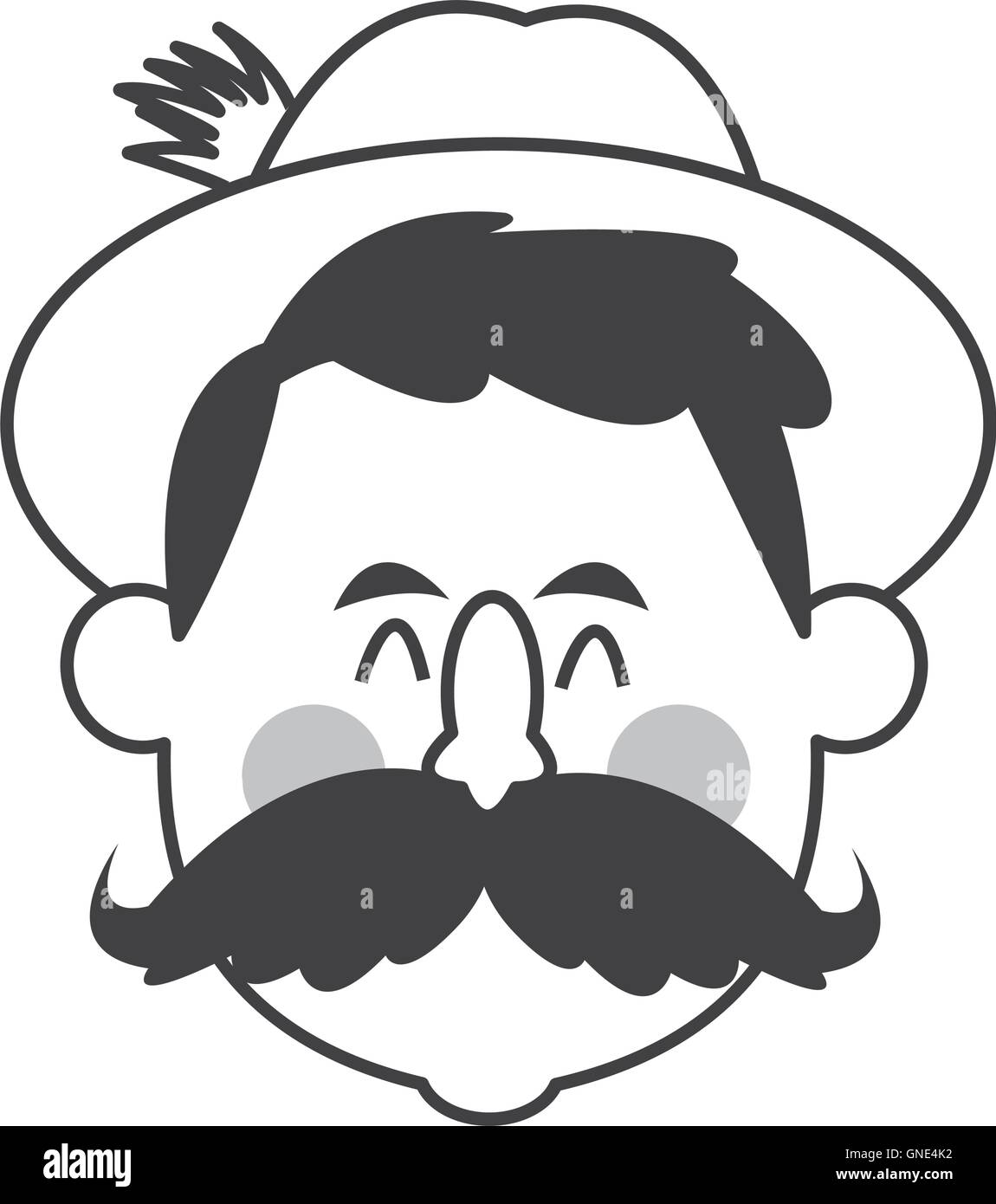 Man in shirt folk Stock Vector Images - Alamy