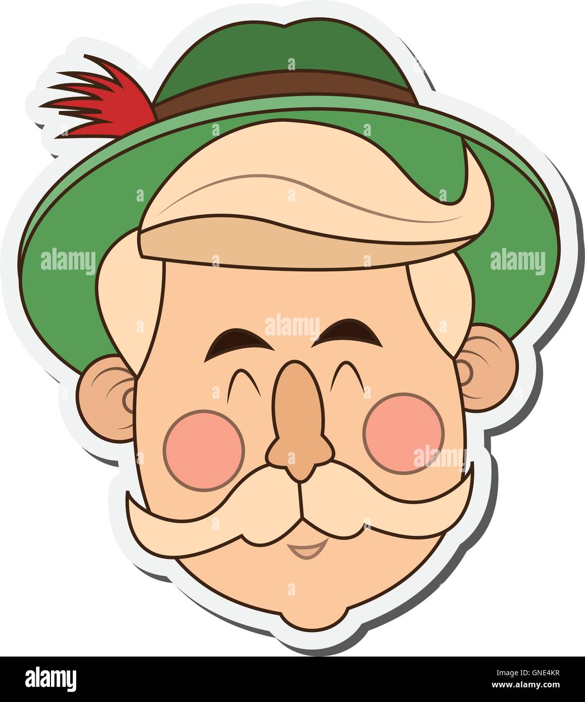 bavarian man icon Stock Vector Image & Art - Alamy
