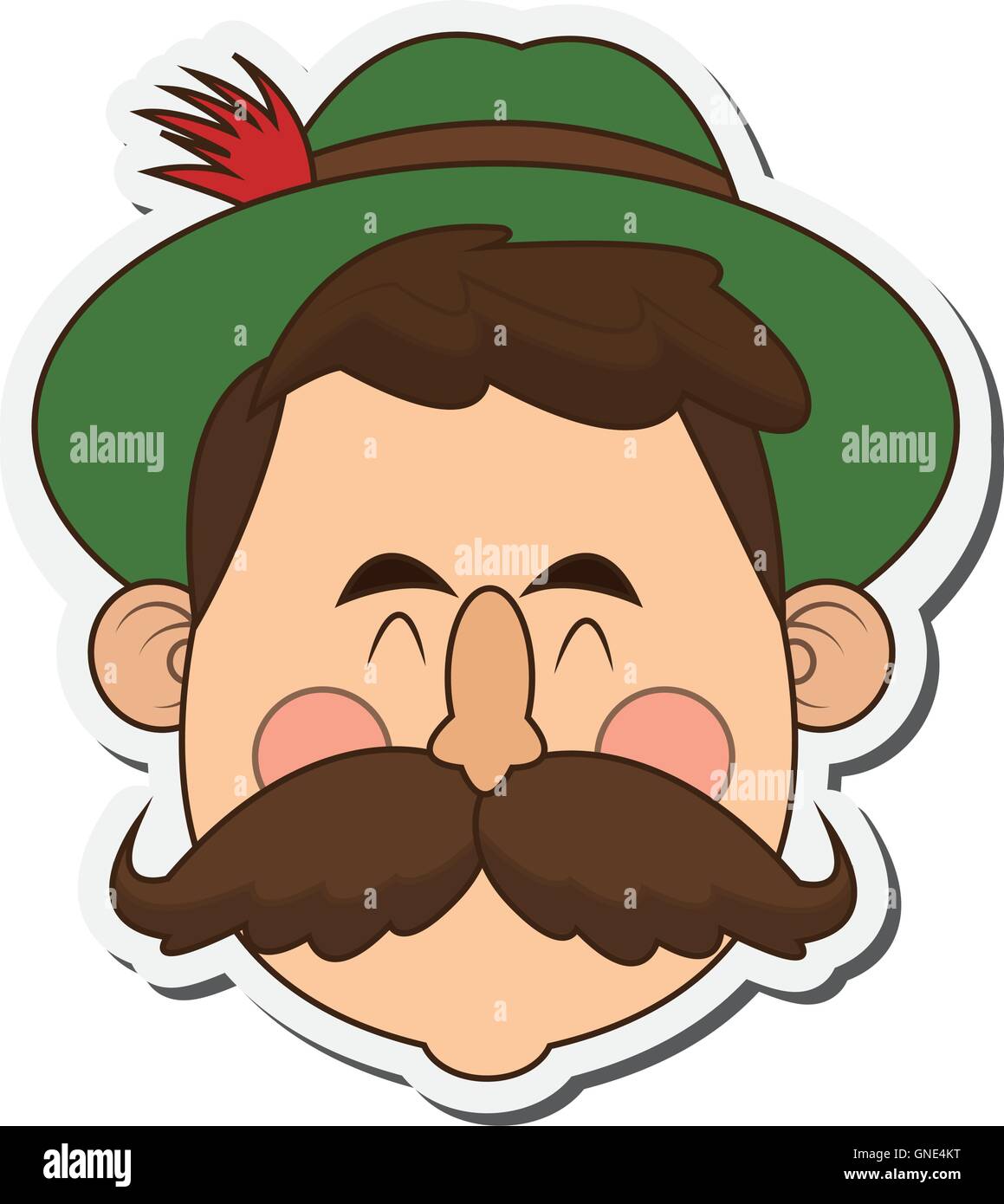 Fashion traditional costume bavaria man Stock Vector Images - Alamy