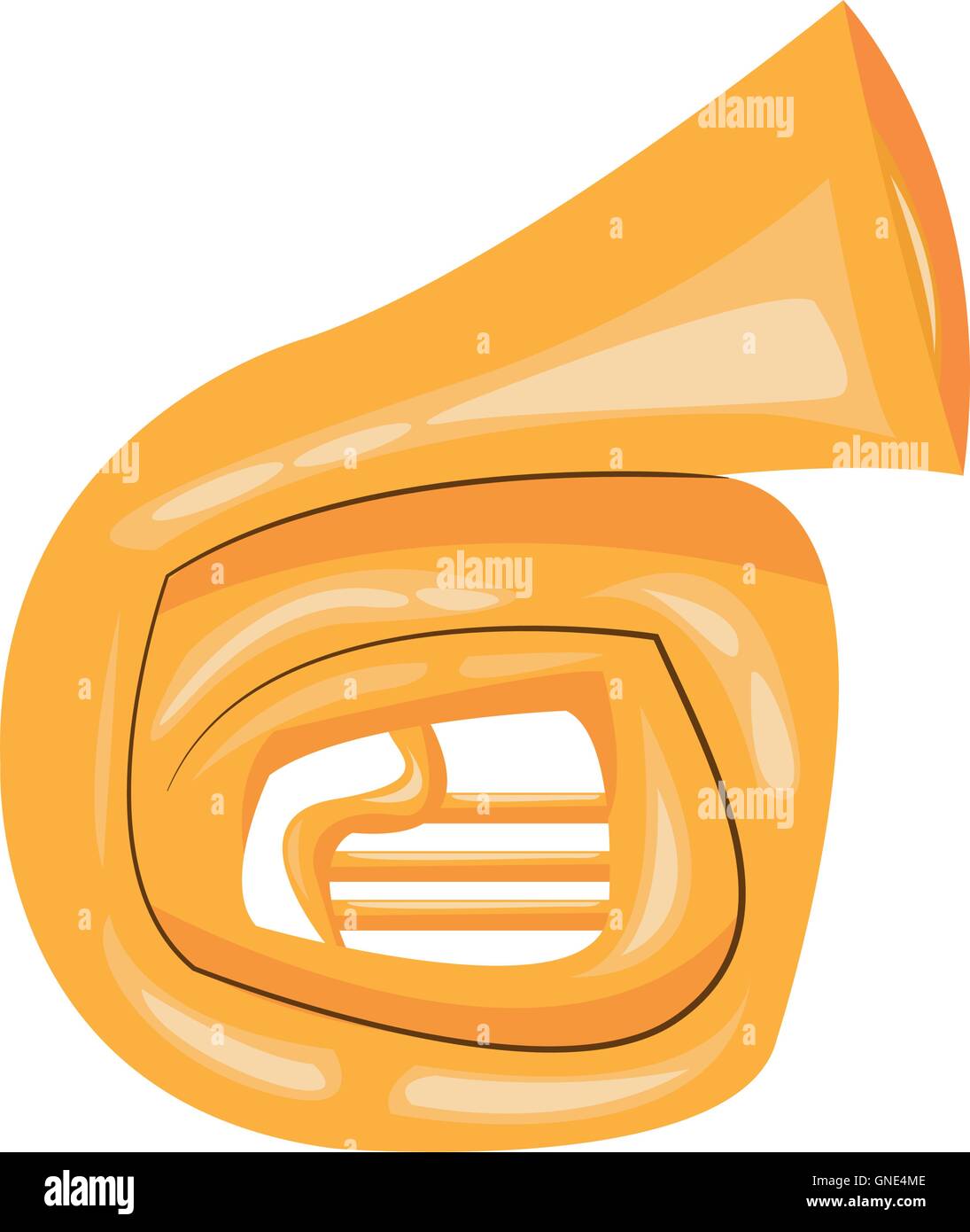 french horn cartoon icon Stock Vector Image & Art - Alamy