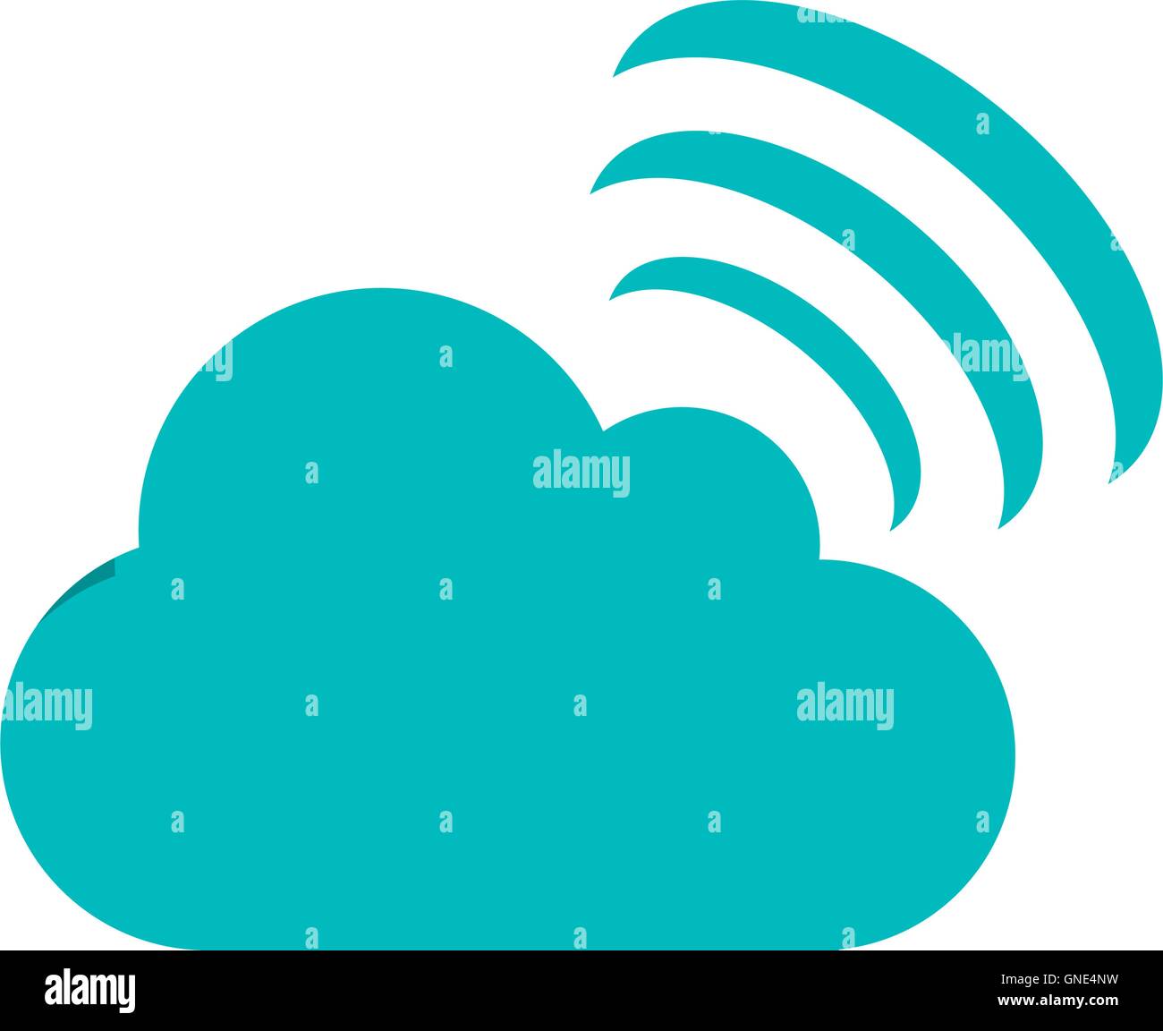 Cloud computing service icon Stock Vector Image & Art - Alamy