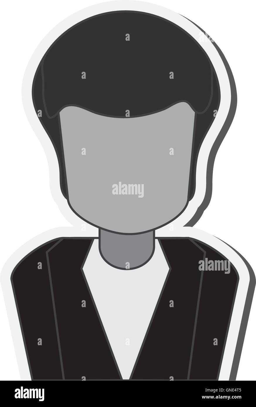 faceless man icon Stock Vector Image & Art - Alamy