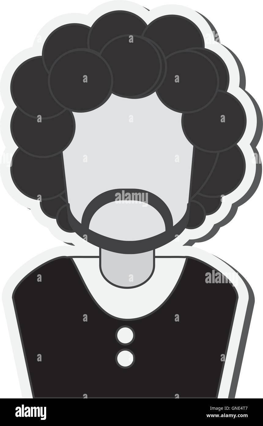 Funny man real people Stock Vector Images - Alamy