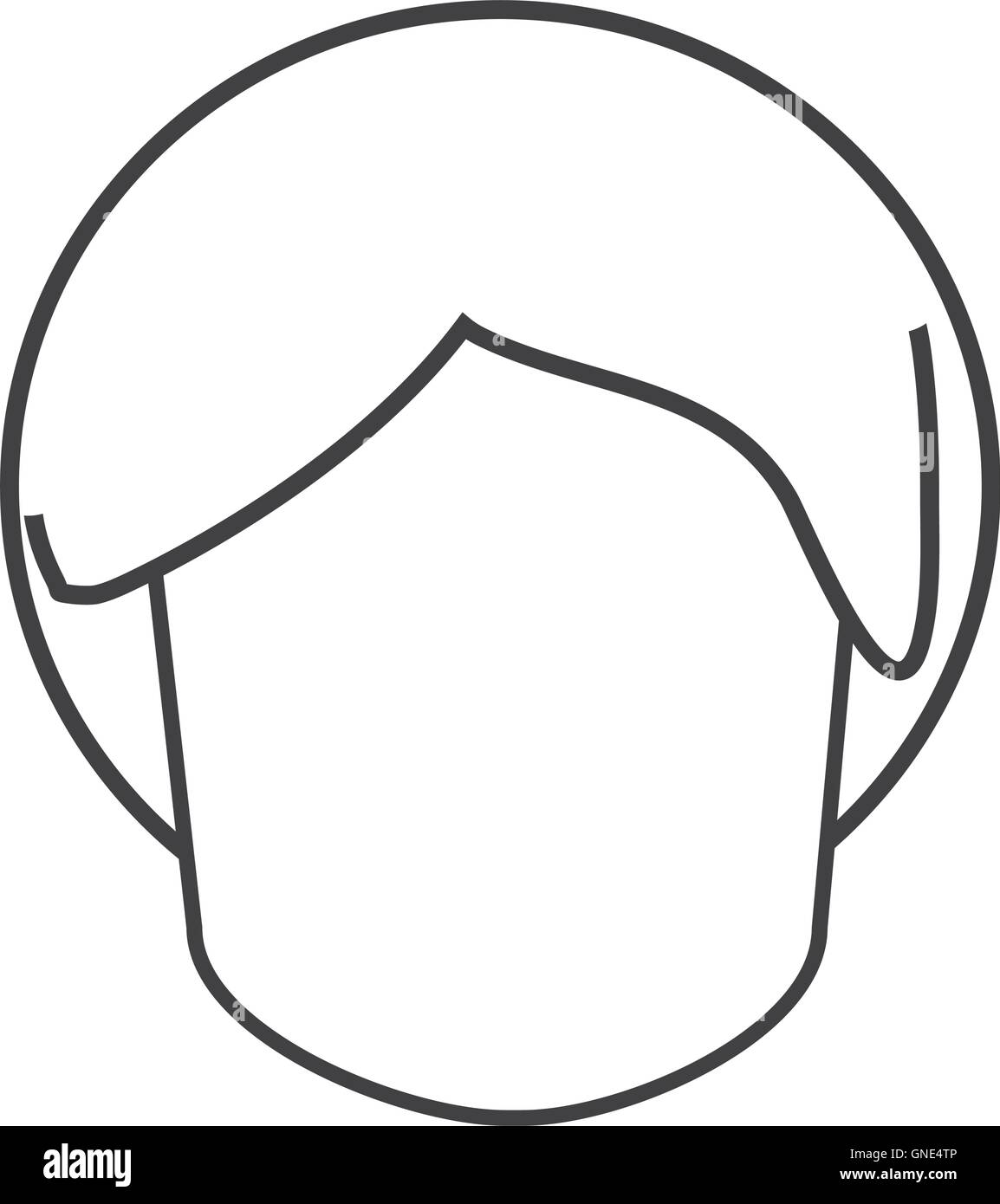 Portrait of unidentified man Stock Vector Images - Alamy