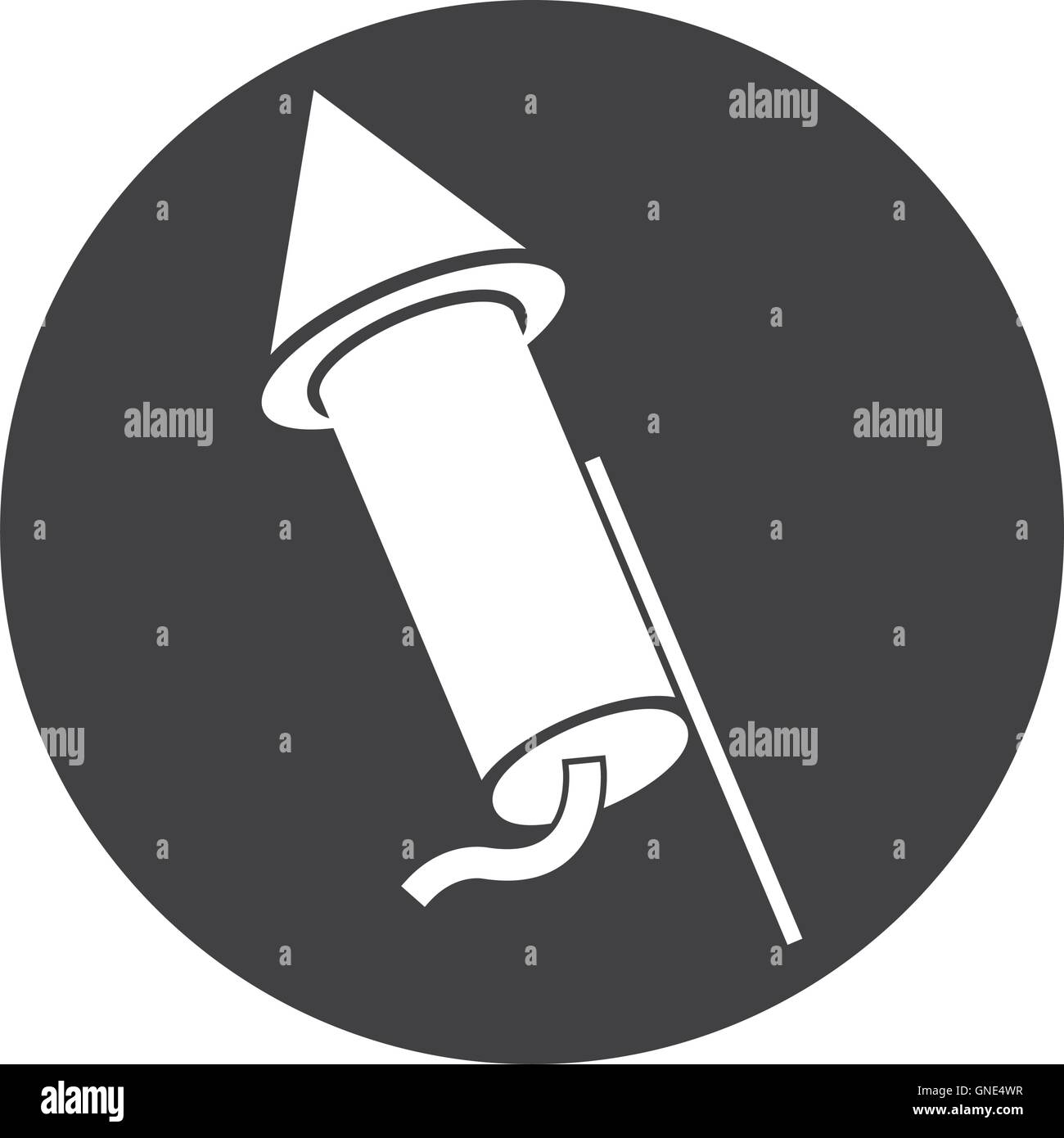 flying firecracker icon Stock Vector Image & Art - Alamy