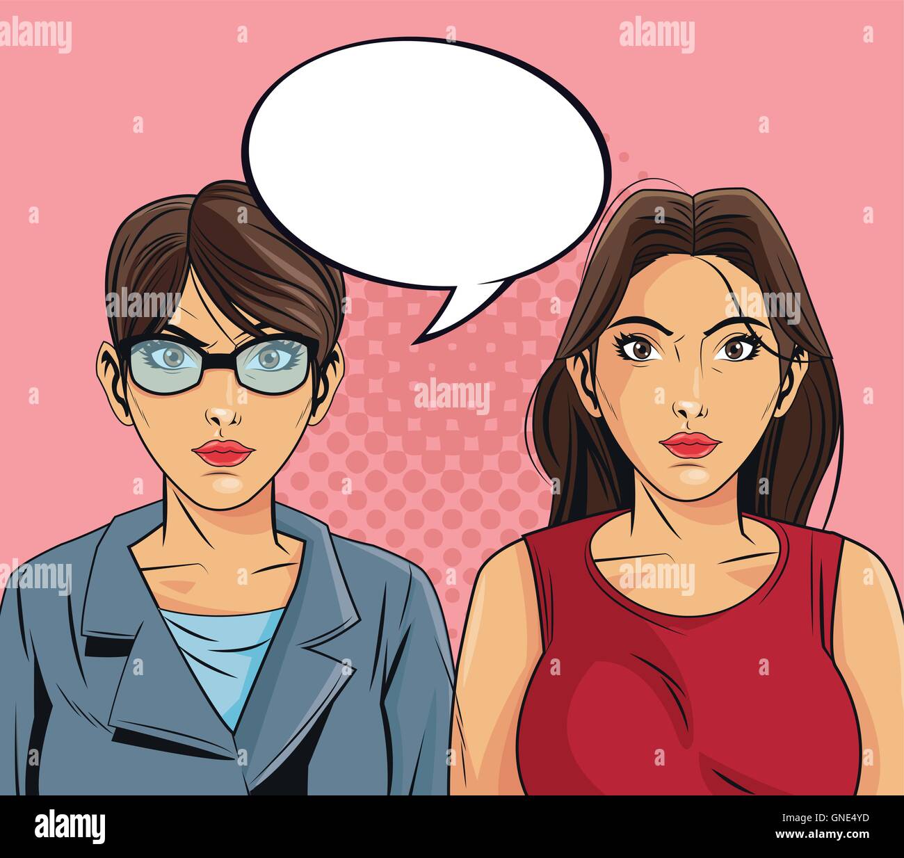 Woman Pop Art Comic Design Stock Vector Image And Art Alamy