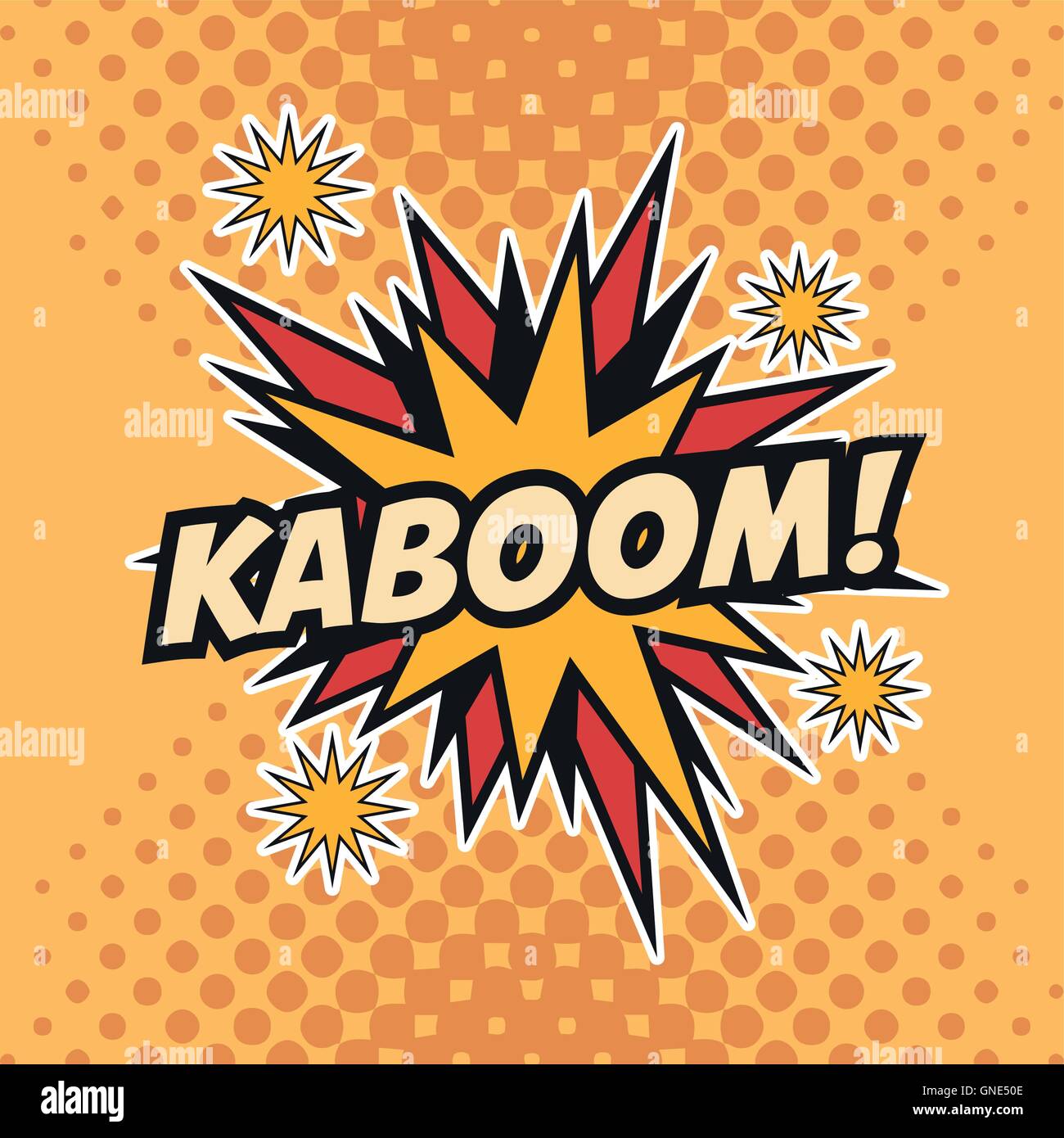 Kaboom explosion pop art comic design Stock Vector Image & Art - Alamy