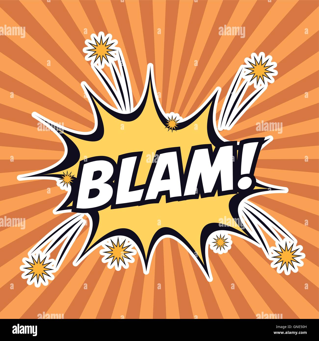 Blam explosion pop art comic design Stock Vector Image & Art - Alamy