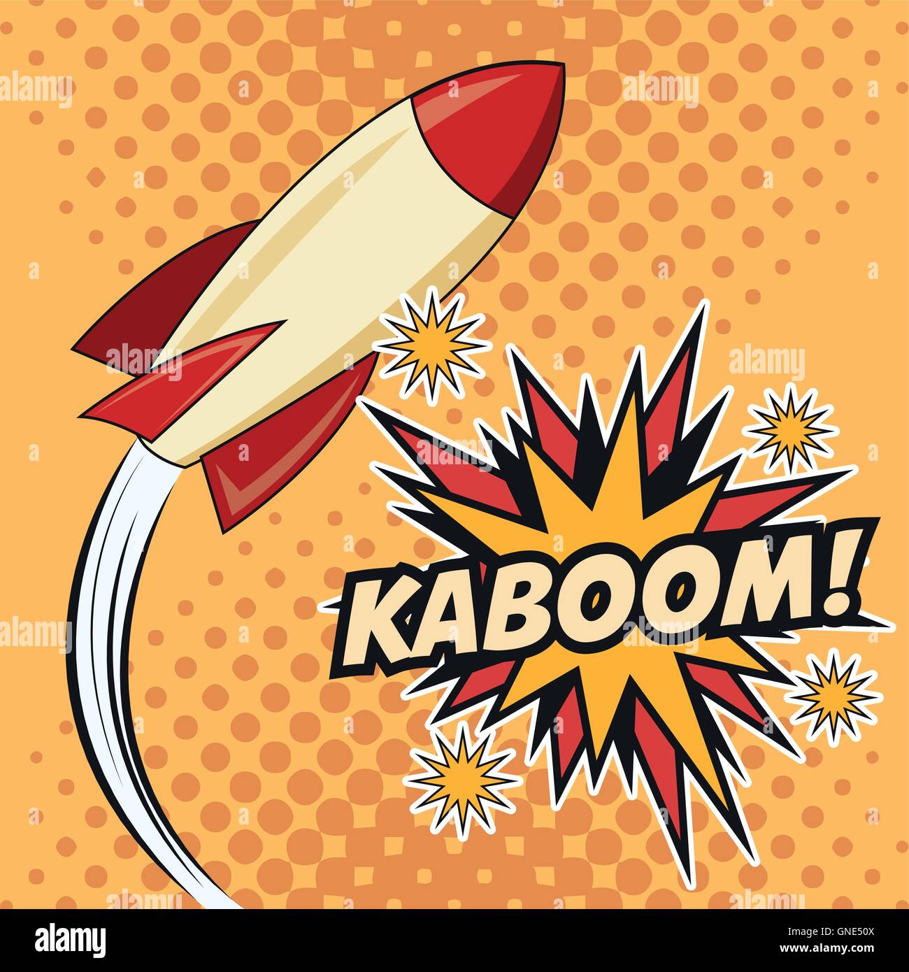 Kaboom explosion pop art comic design Stock Vector Image & Art - Alamy