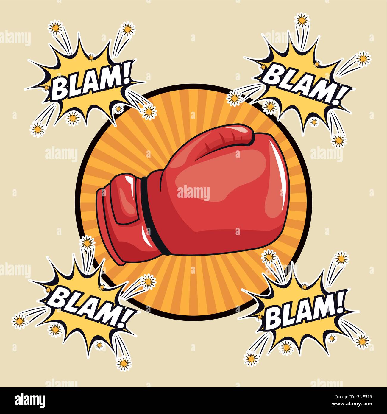 Blam explosion pop art comic design Stock Vector Image & Art - Alamy