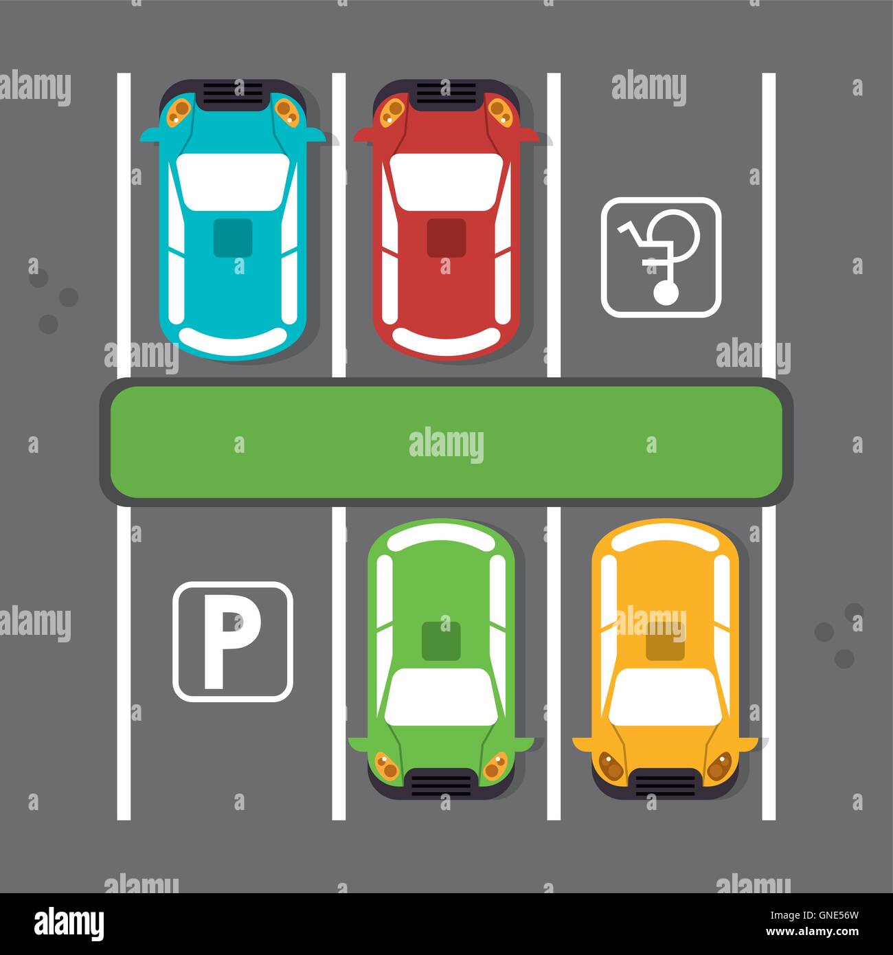vehicle parking zone design Stock Vector Image & Art - Alamy