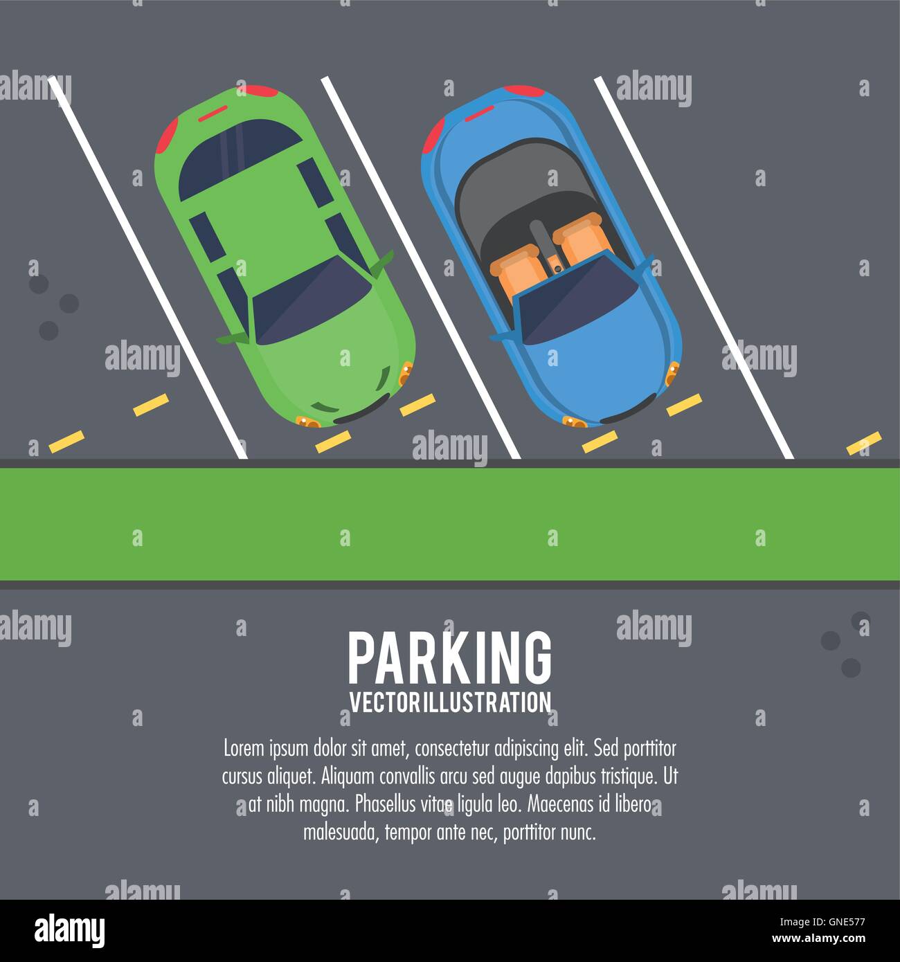 vehicle parking zone design Stock Vector Image & Art - Alamy