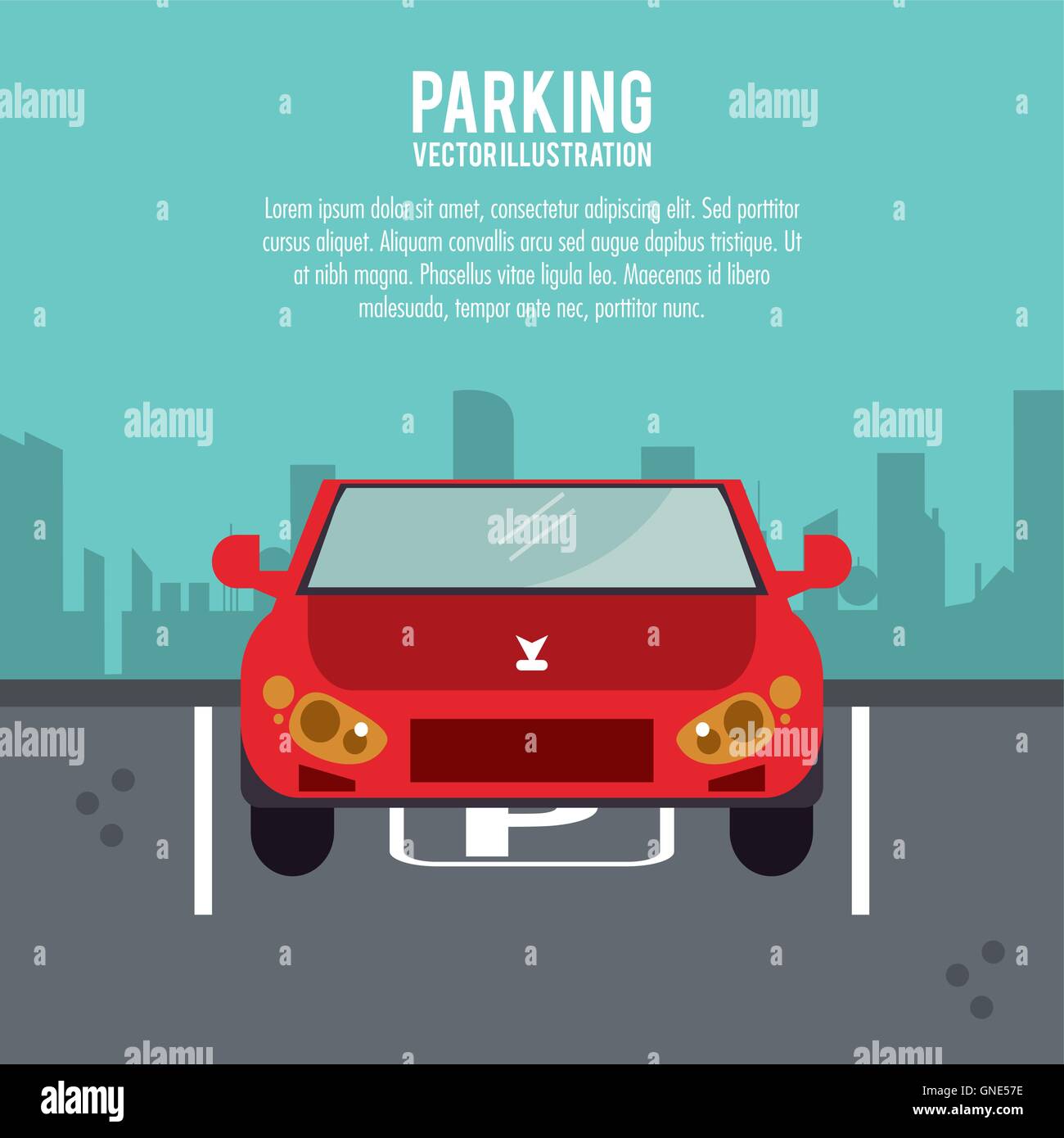 vehicle parking zone design Stock Vector Image & Art - Alamy