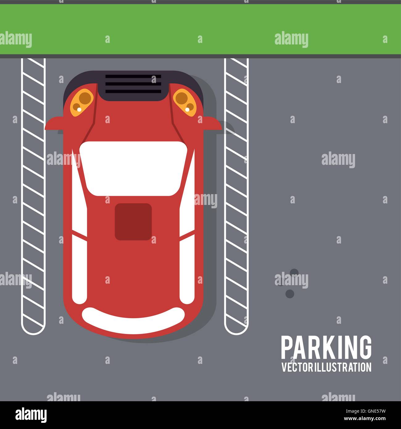 vehicle parking zone design Stock Vector Image & Art - Alamy