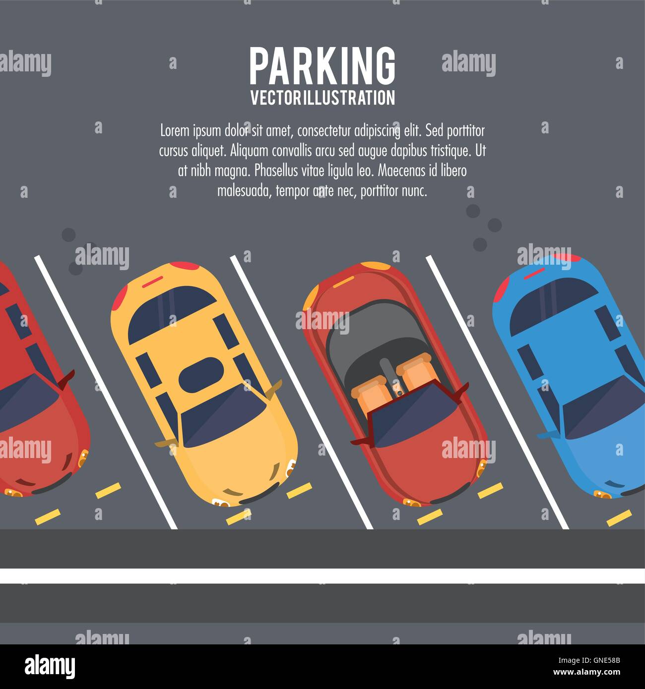 vehicle parking zone design Stock Vector Image & Art - Alamy