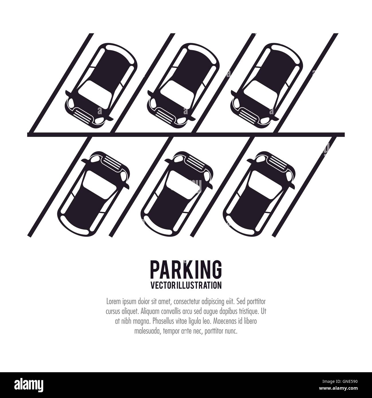 vehicle parking zone design Stock Vector Image & Art - Alamy