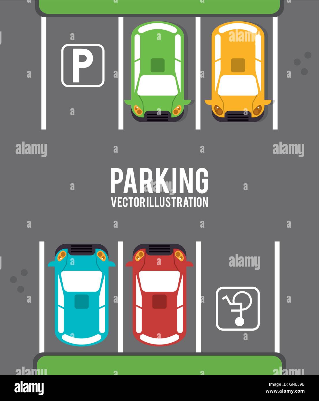 Street parking space restriction Stock Vector Images - Alamy