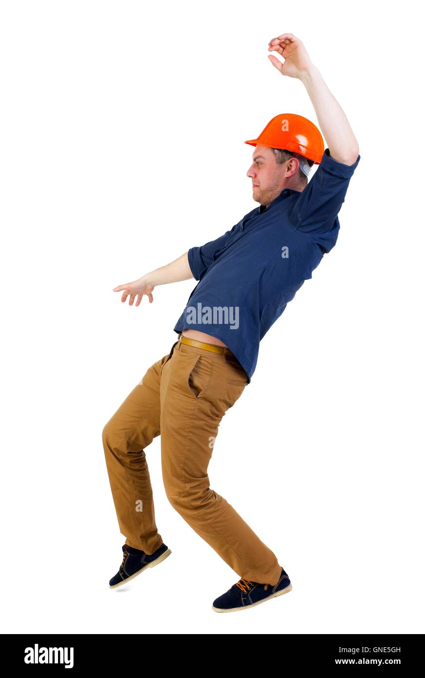 Balancing young man Stock Photo - Alamy Balancing young man Stock Photo - Alamy