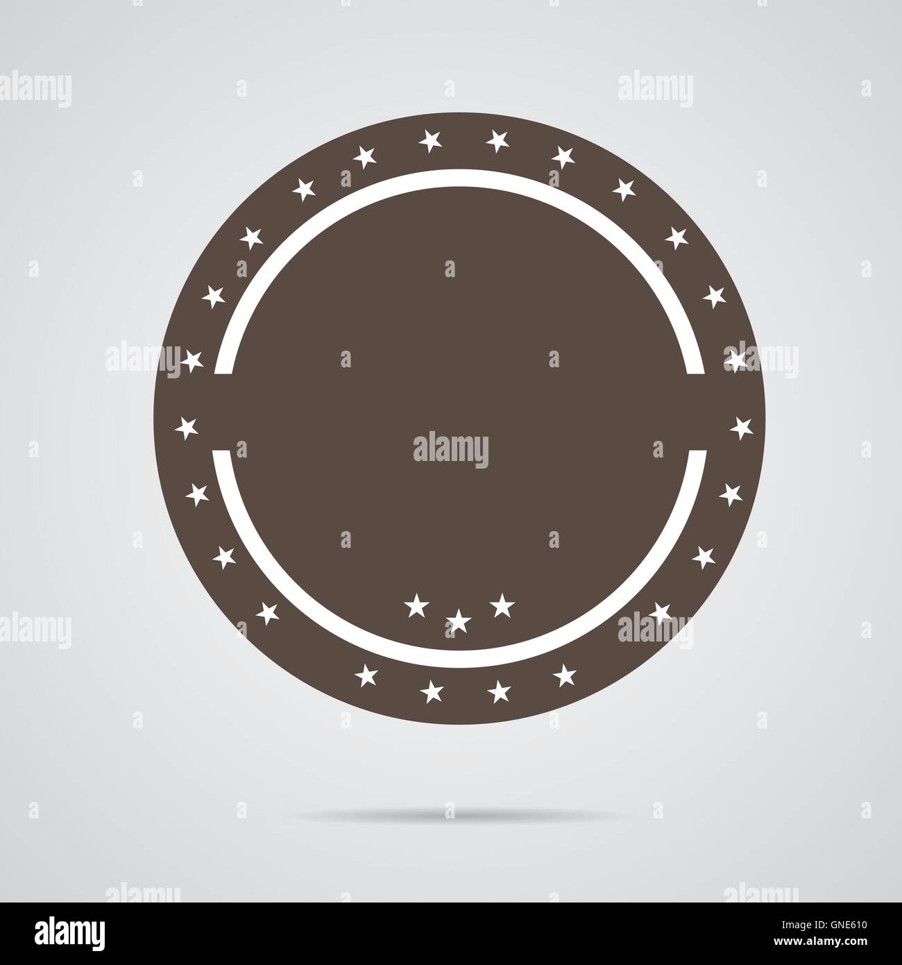 Isolated label on grey background, Vector illustration Stock Vector ...