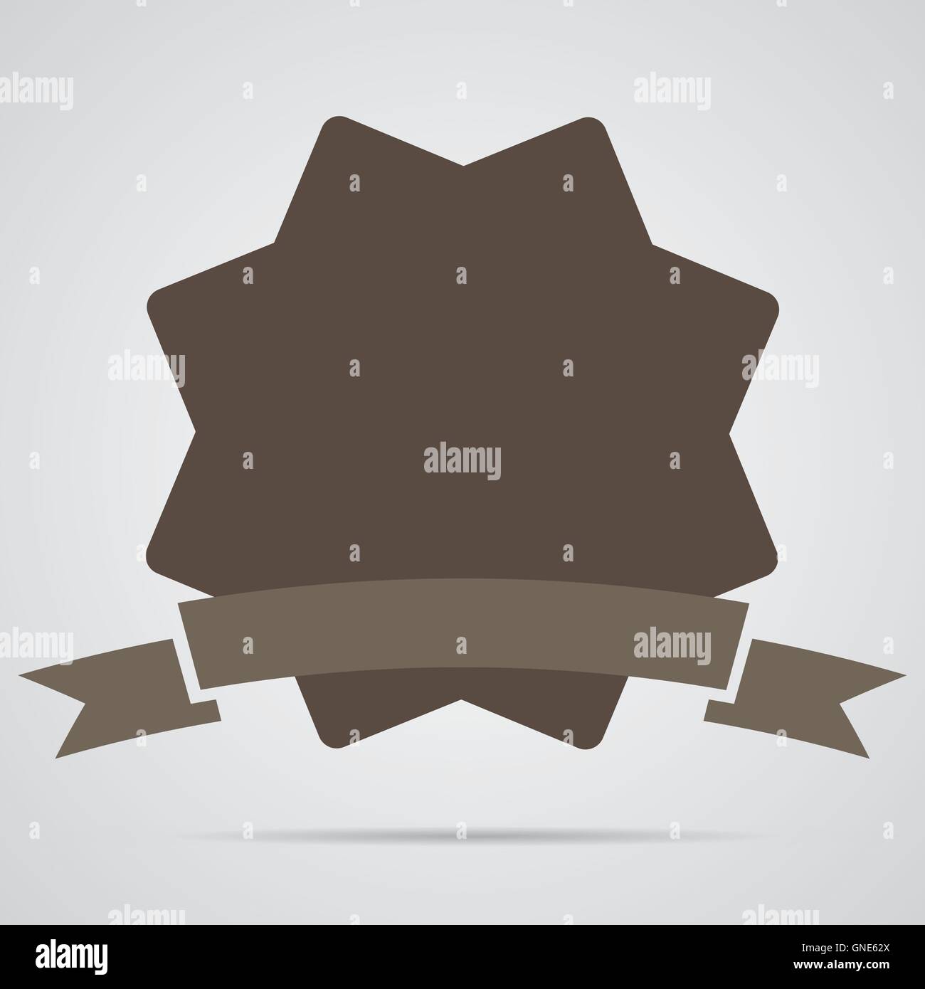 Isolated label on grey background, Vector illustration Stock Vector ...