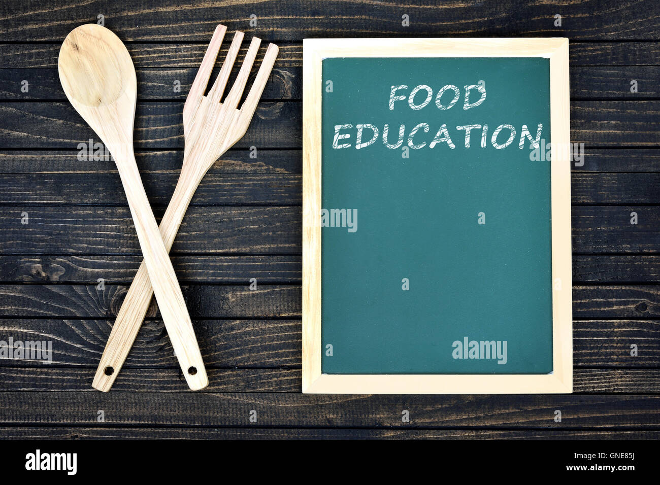 Food education text on hi-res stock photography and images - Alamy