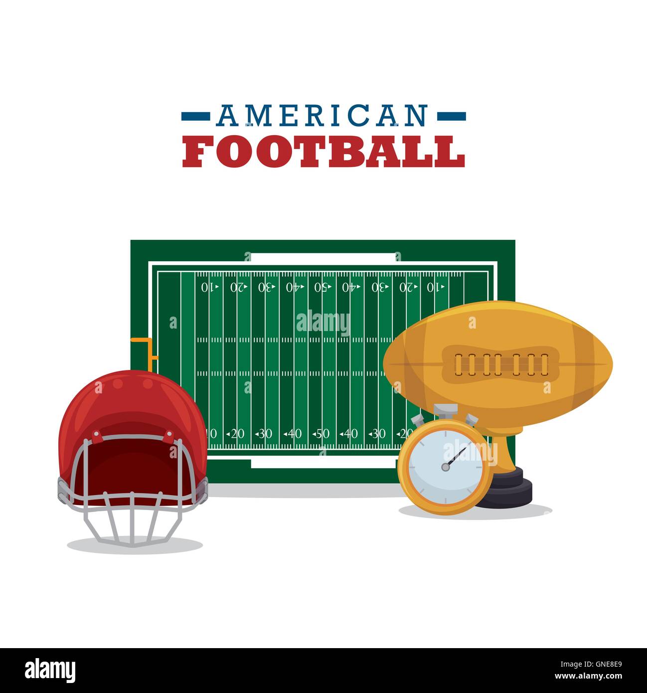 College football game clock Cut Out Stock Images & Pictures - Alamy