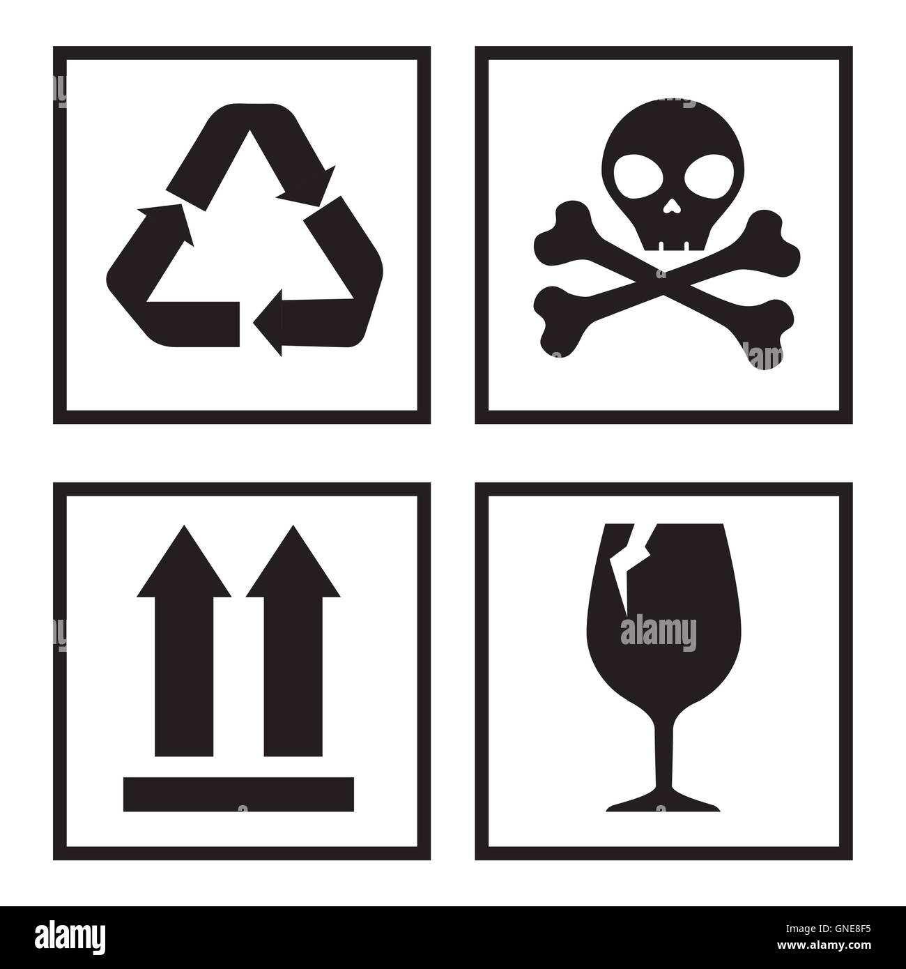 set icons seals delivery service Stock Vector Image & Art - Alamy