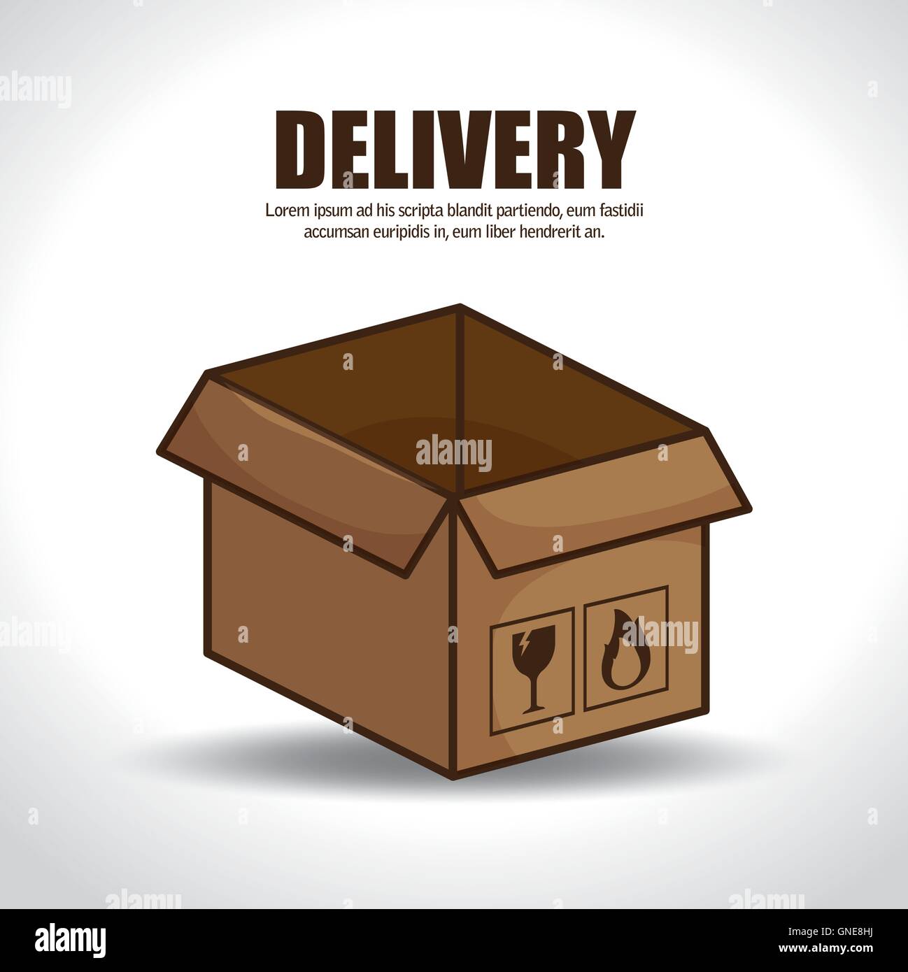 boxes carton packing delivery service Stock Vector Image & Art - Alamy