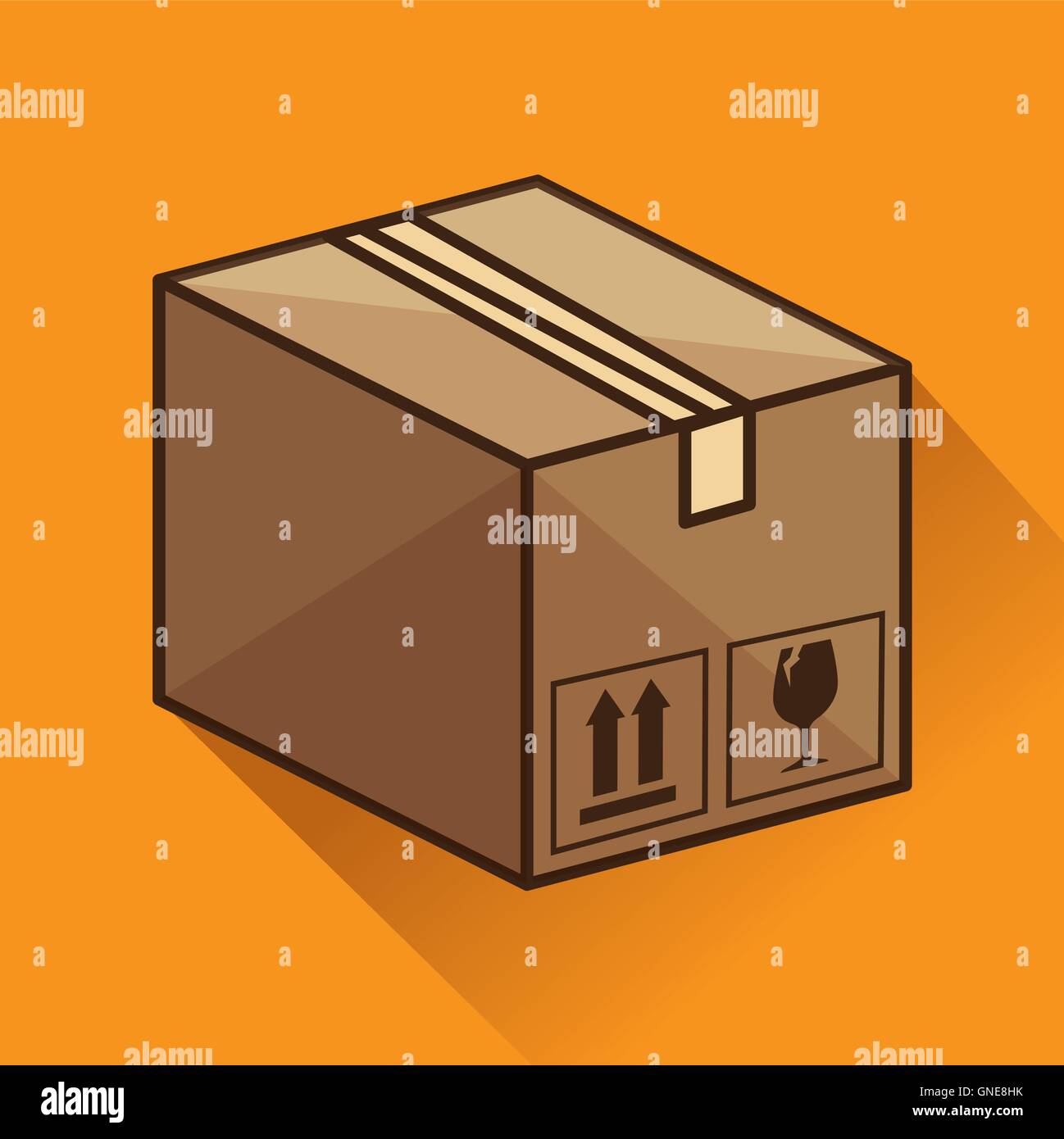 boxes carton packing delivery service Stock Vector Image & Art - Alamy