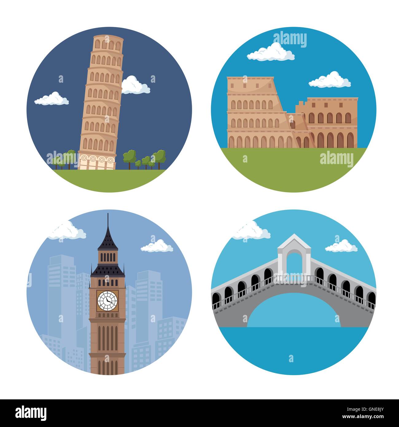 architecture italian culture isolated Stock Vector Image & Art - Alamy