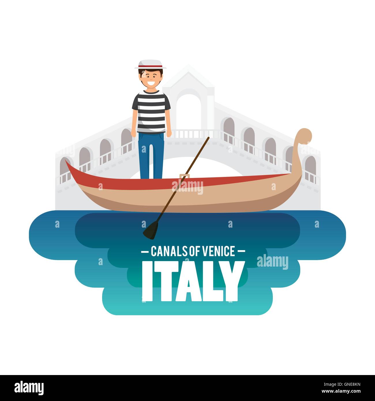 Venice grand canal view Stock Vector Images - Alamy