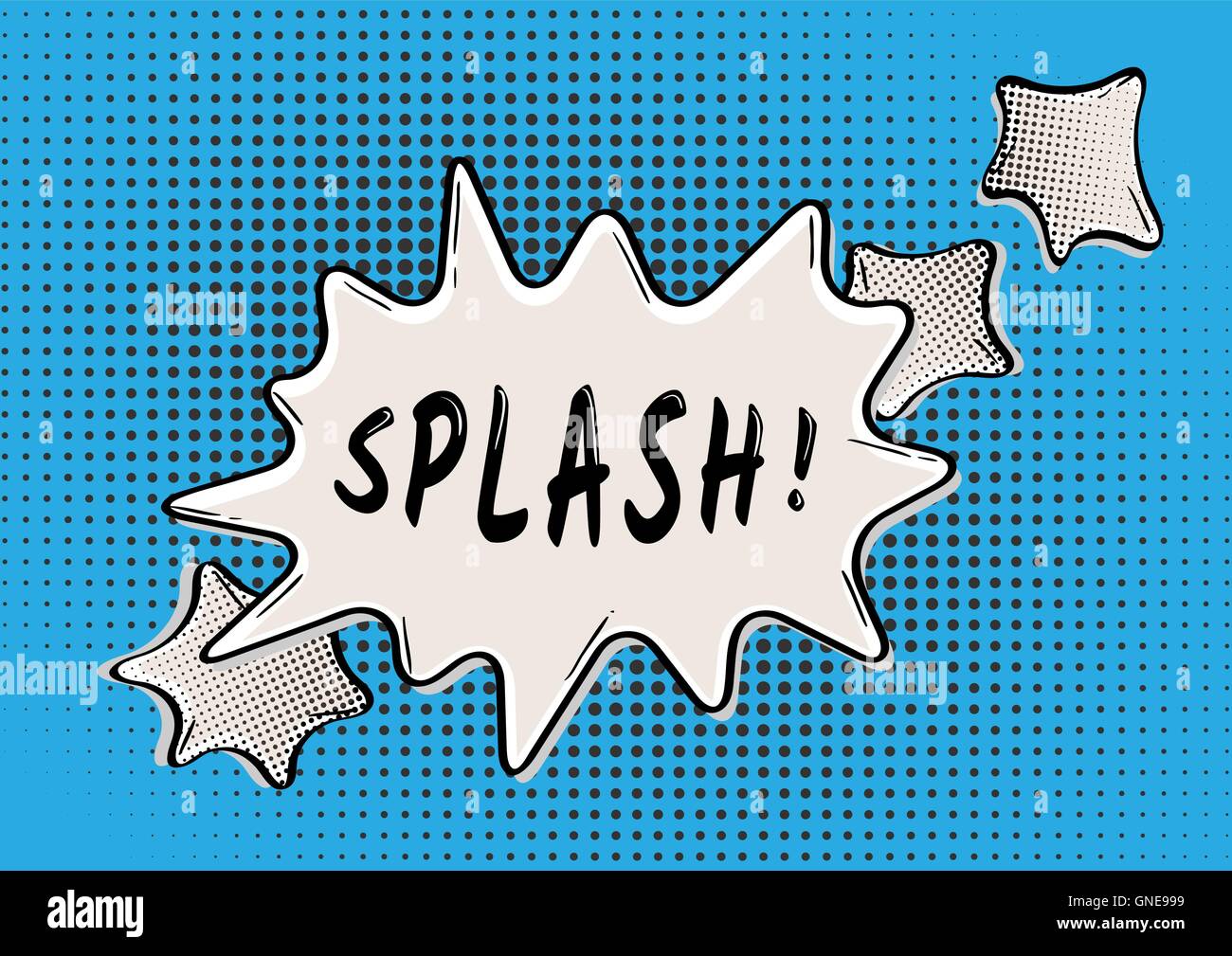 SPLASH comic bubble Stock Vector Image & Art - Alamy