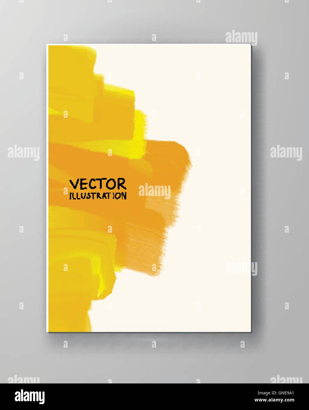 abstract background yellow color Stock Vector Image & Art - Alamy