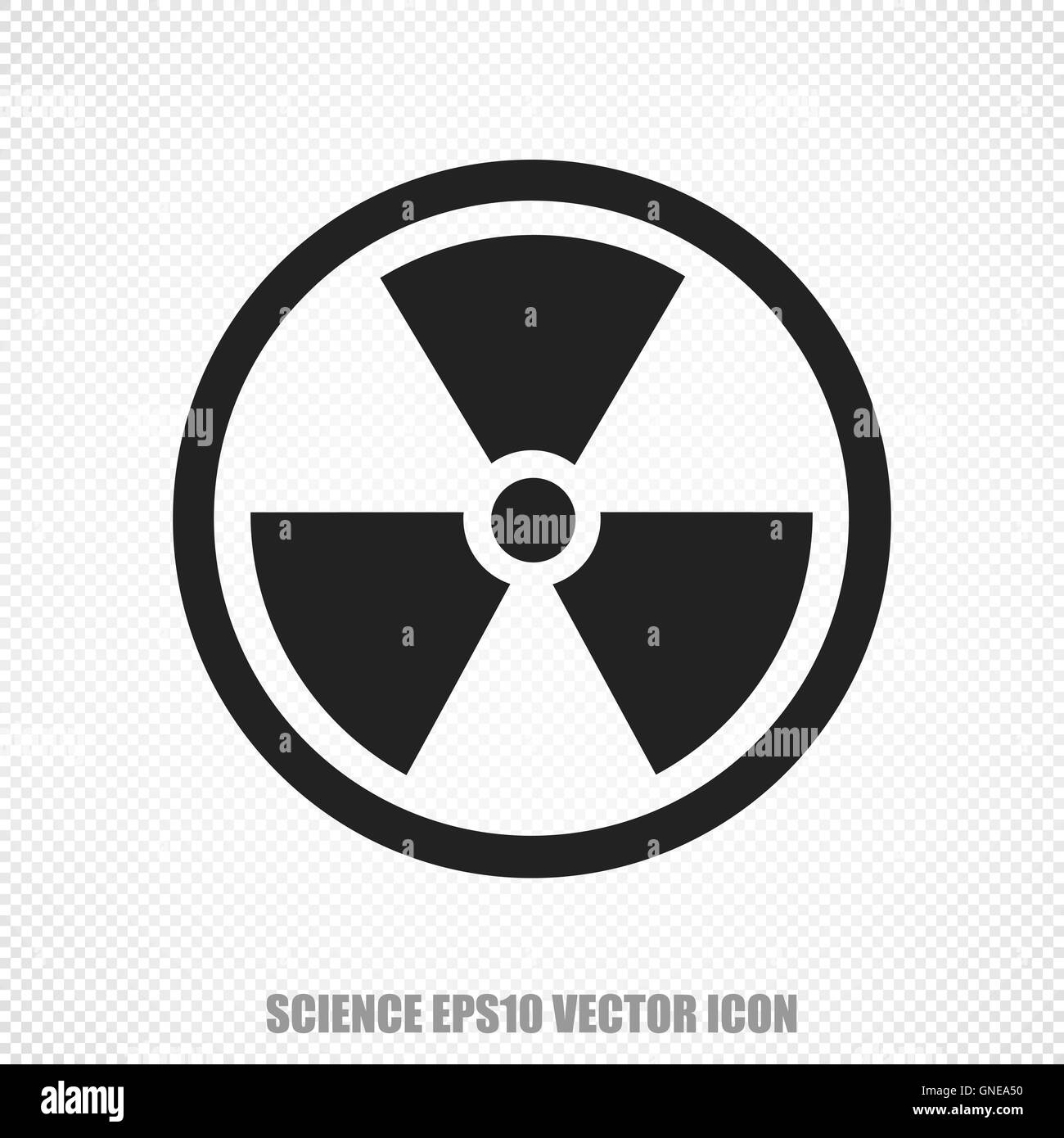Science vector Radiation icon. Modern flat design Stock Vector Image ...