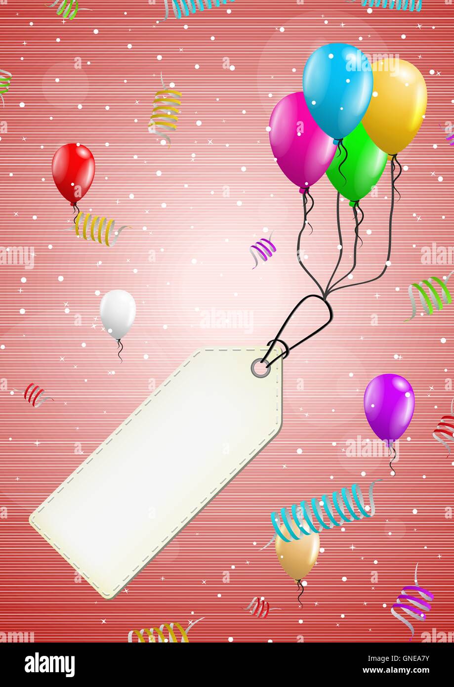 Abstract red background streamers Stock Vector Images - Alamy