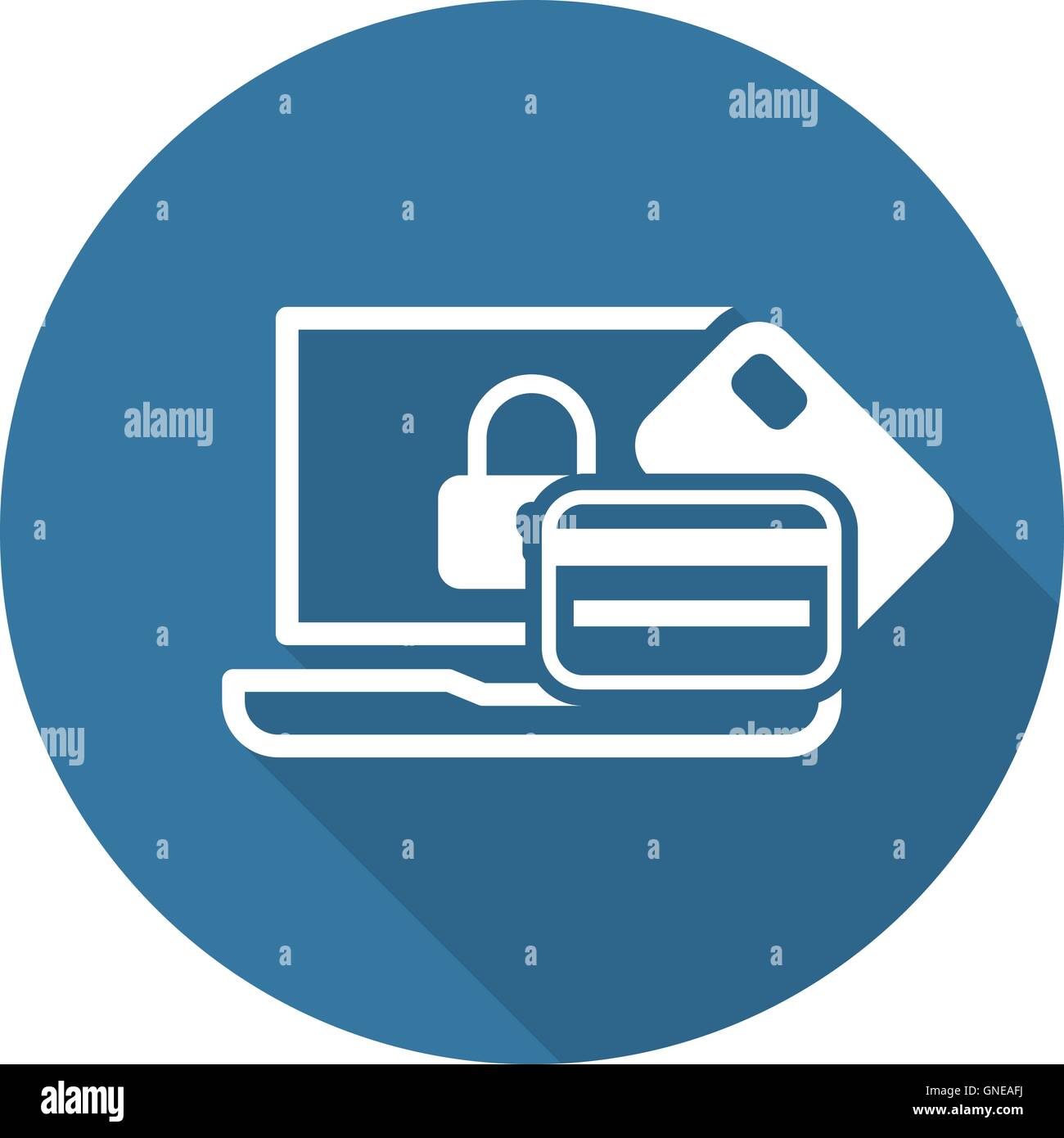Secure transaction icon bank online hi-res stock photography and images ...