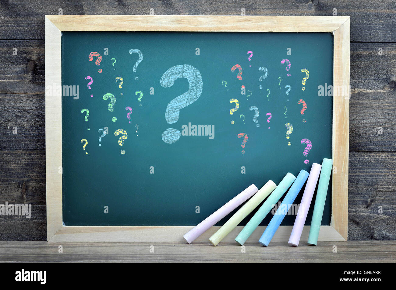 Question marks on blackboard hi-res stock photography and images - Alamy