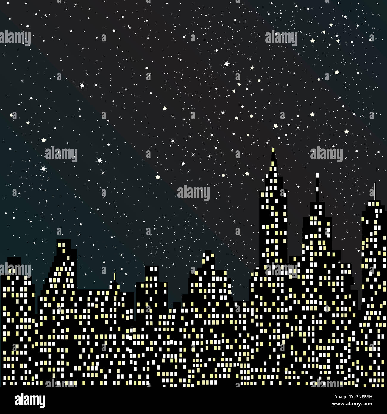 City during night time Stock Photo - Alamy