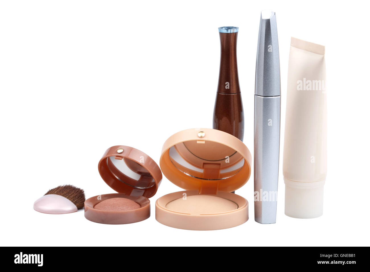 assorted makeup isolated Stock Photo - Alamy