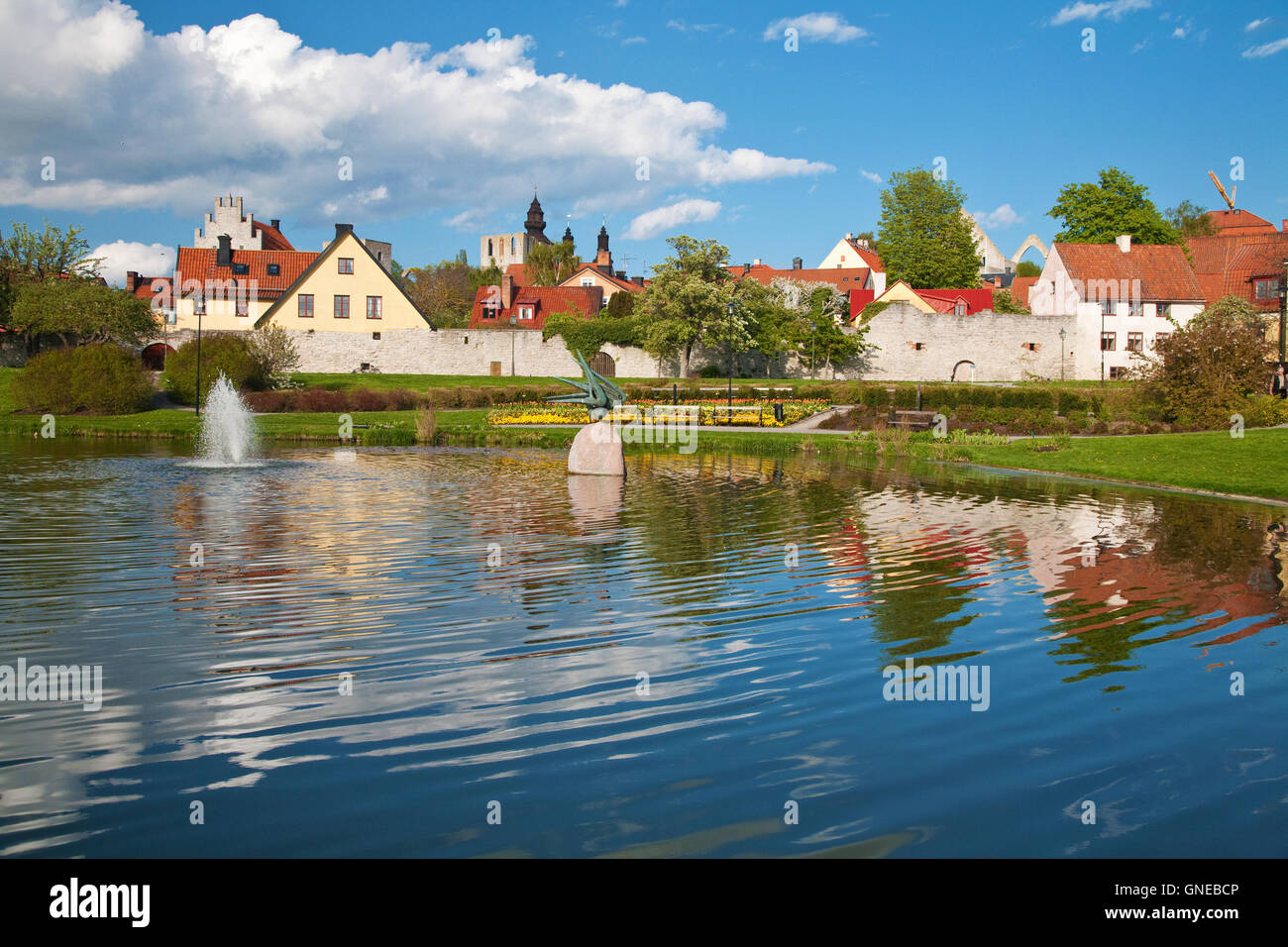 Medieval church visby hi-res stock photography and images - Alamy