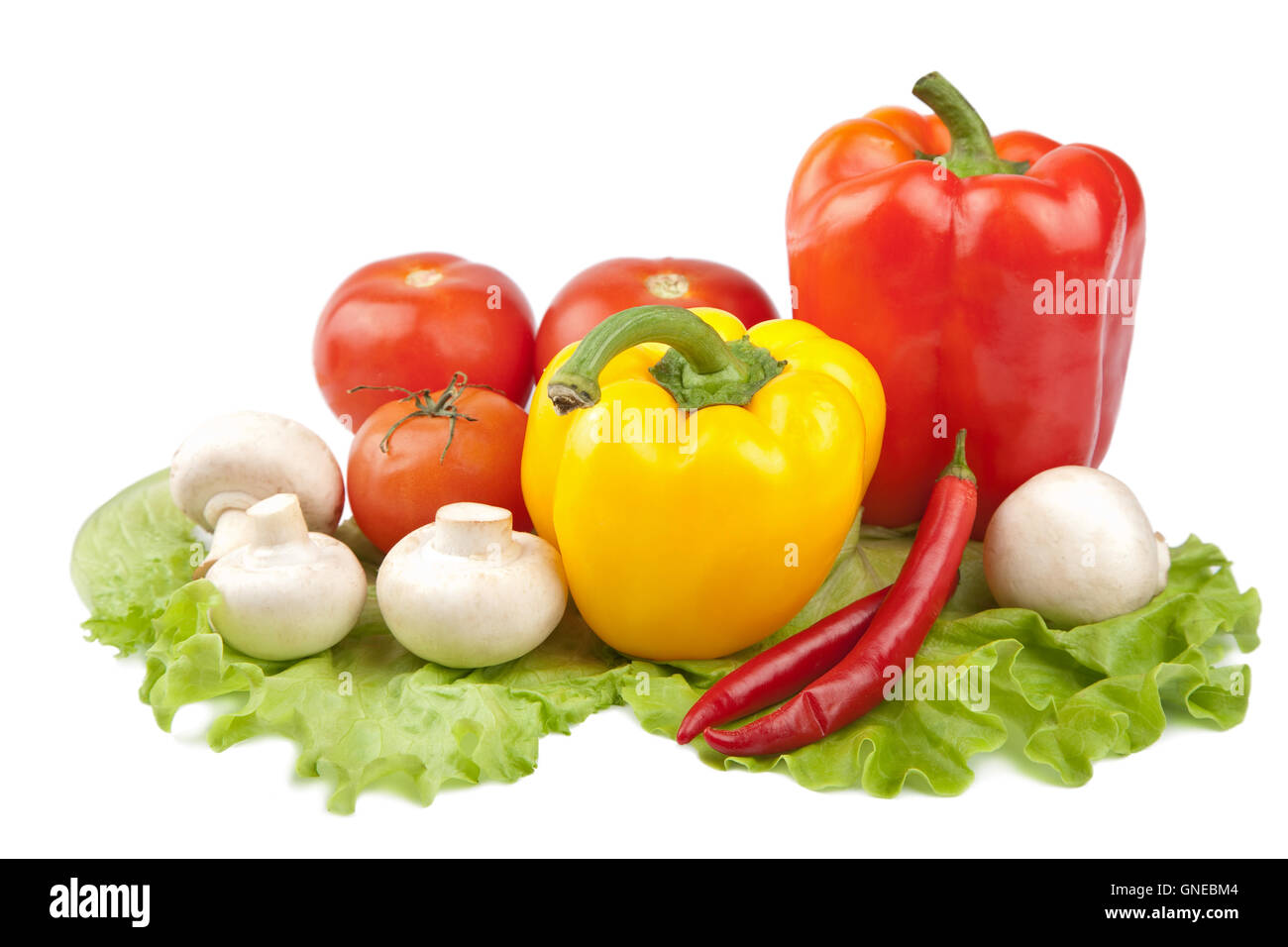 Combination of vegetables Cut Out Stock Images & Pictures - Alamy