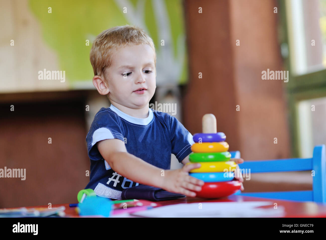 cute little child play and have fun Stock Photo - Alamy