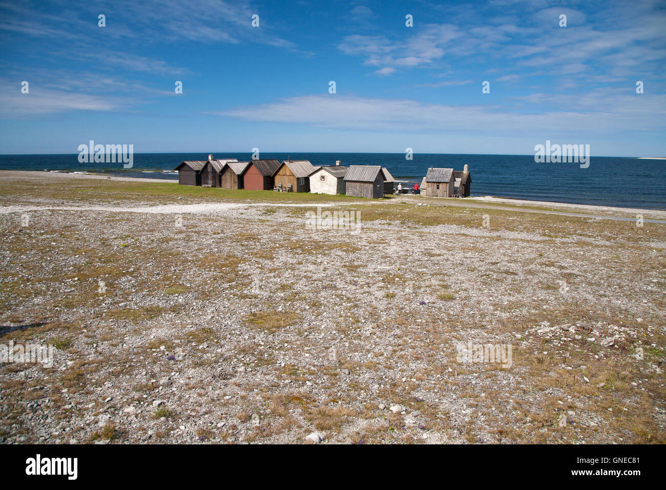 small village near the sea Stock Photo - Alamy