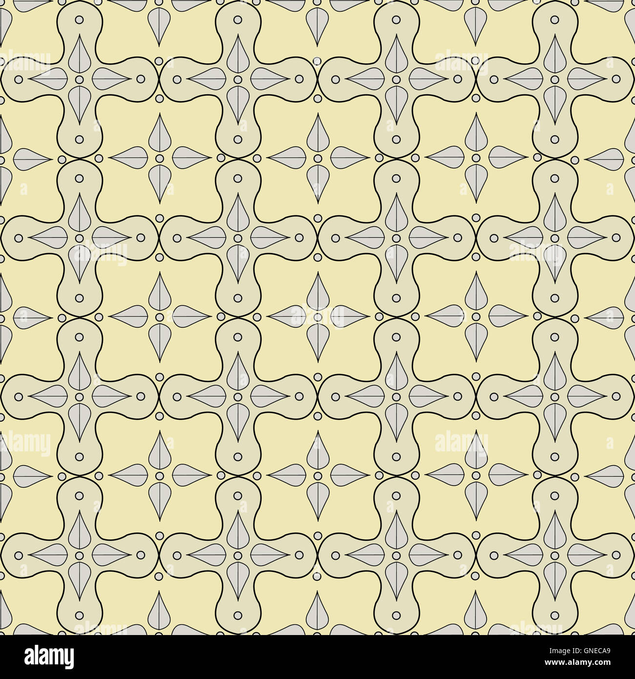 Seamless pattern with victorian motifs and colors Stock Photo - Alamy