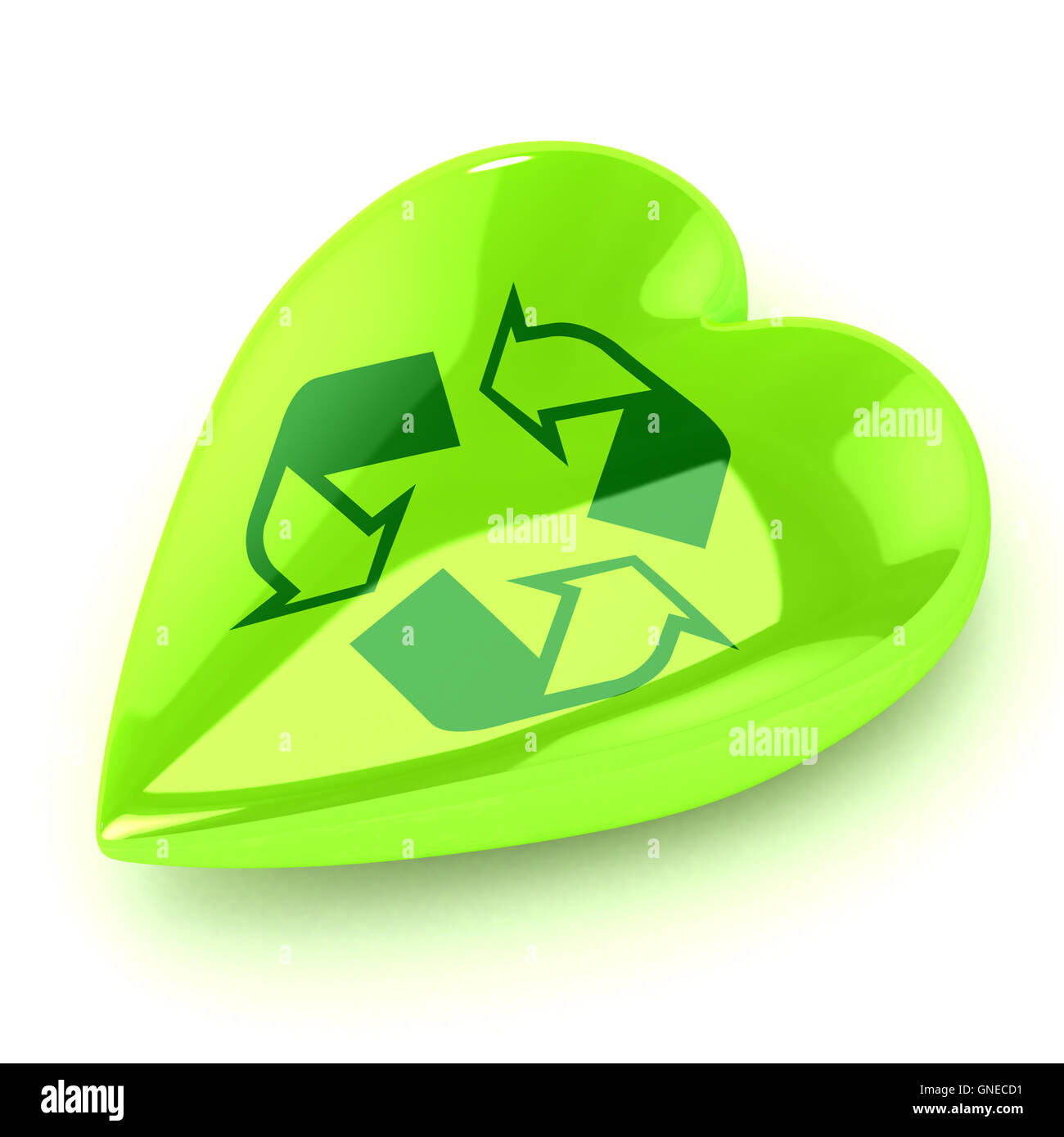 Recycle heart hi-res stock photography and images - Alamy