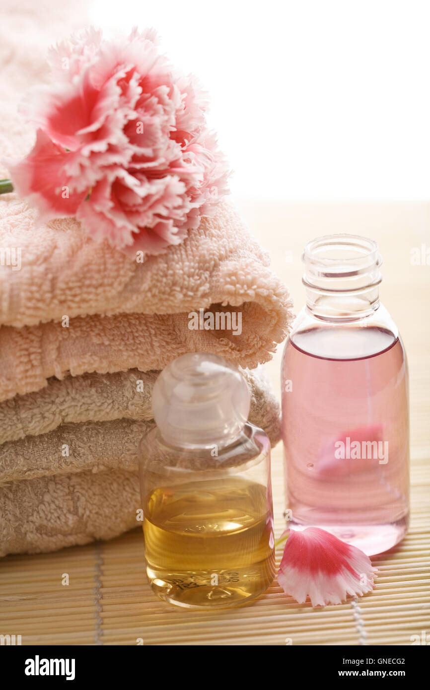 spa and body care background Stock Photo - Alamy