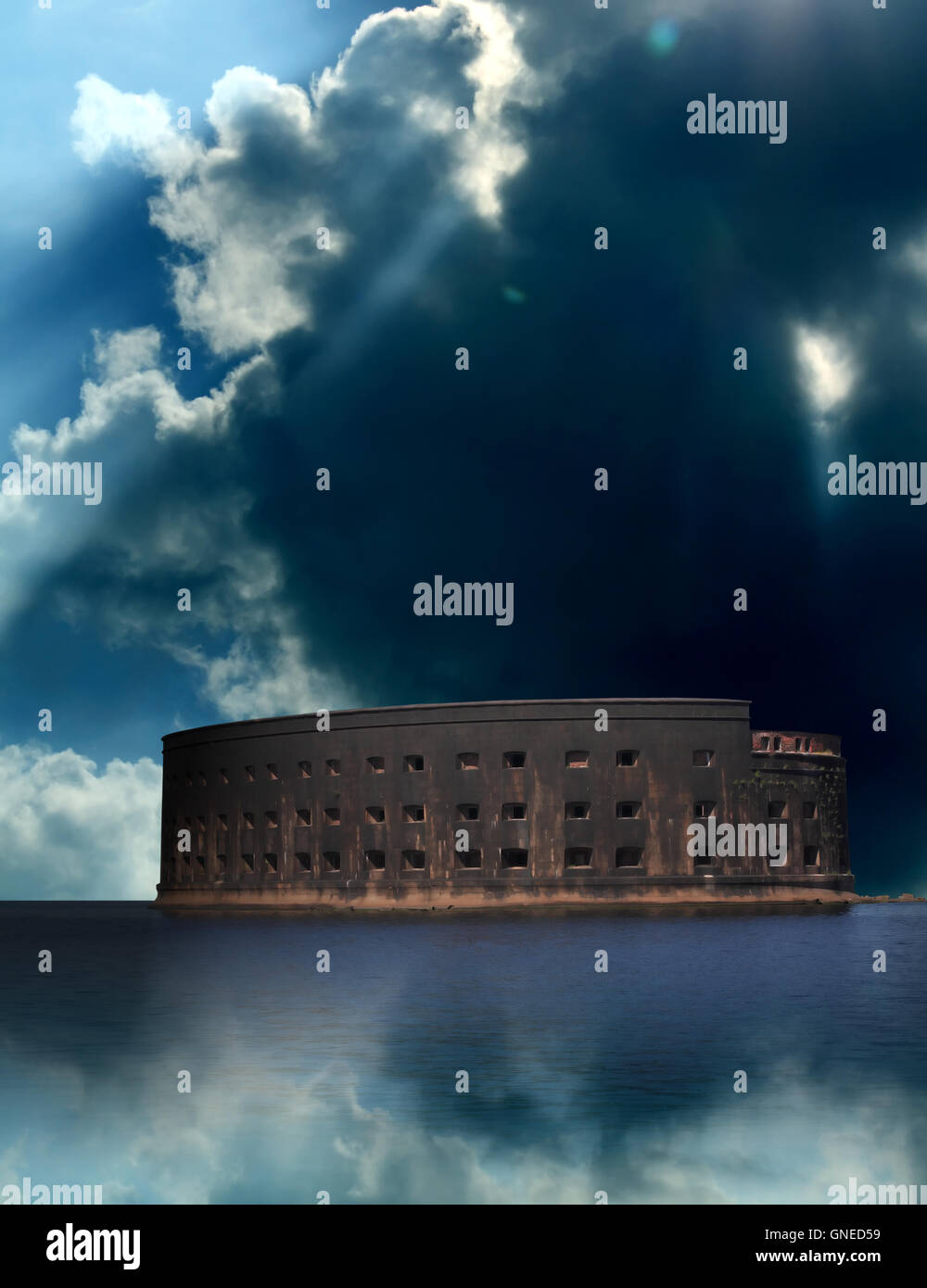 Ancient Sea Fort Stock Photo - Alamy