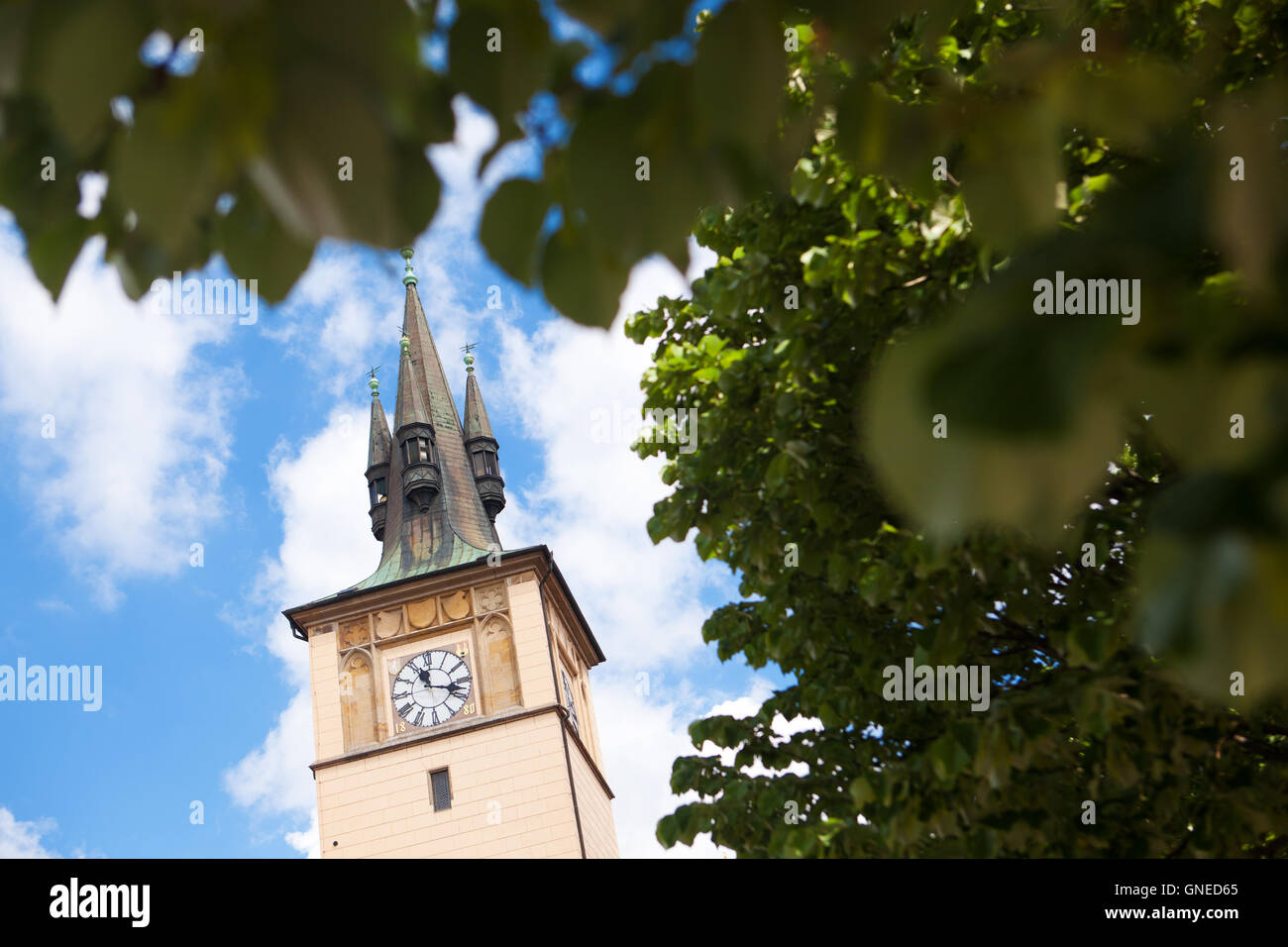 Clock on the Tower Stock Photo - Alamy