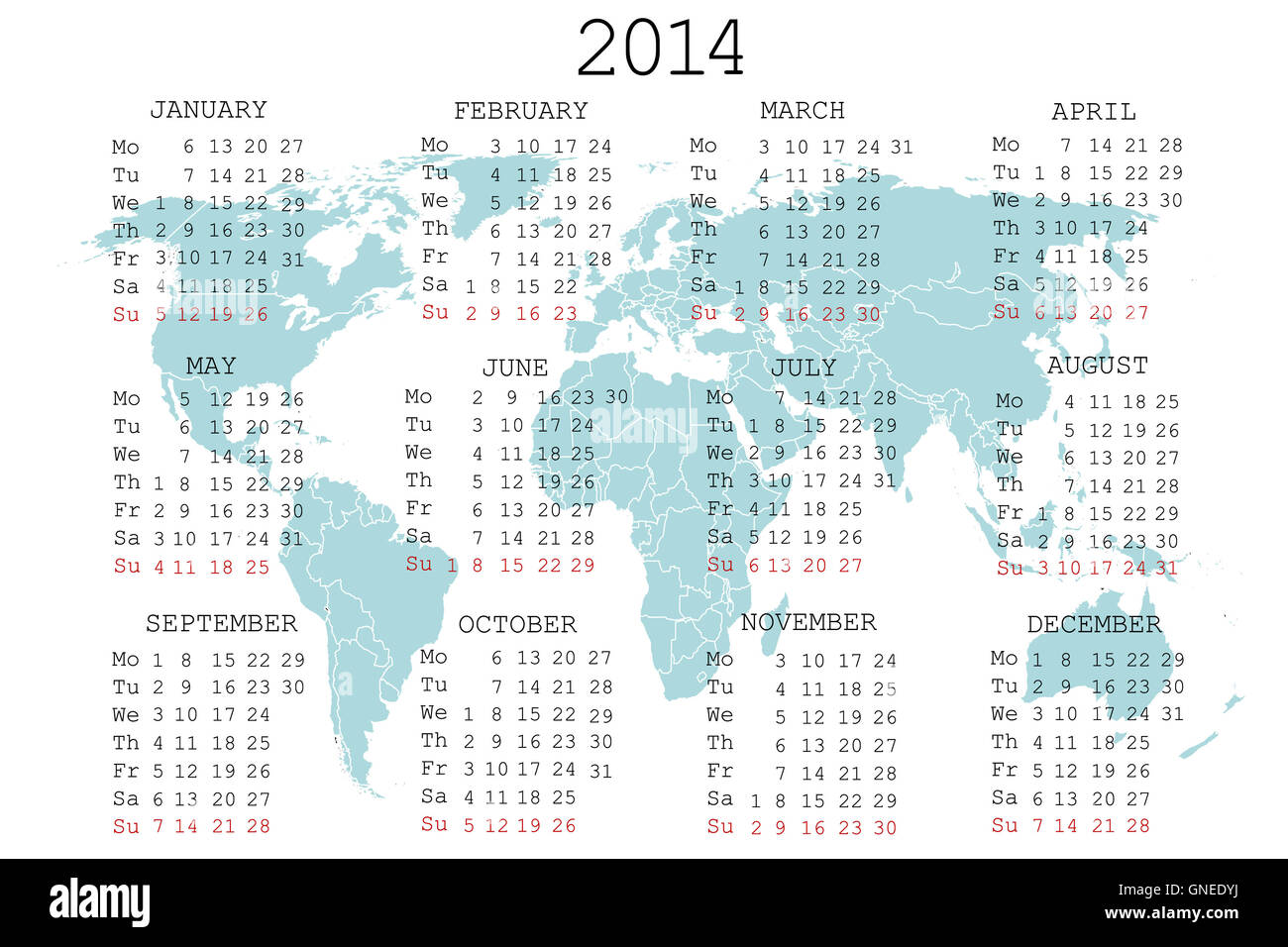 2014 map hi-res stock photography and images - Alamy