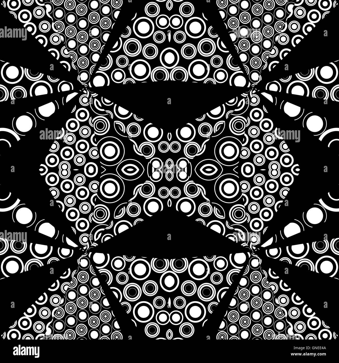 Abstract spiral background made Black and White Stock Photos & Images ...